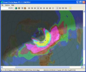 Great Circle Map. HF Prop Software – HAMRADIO