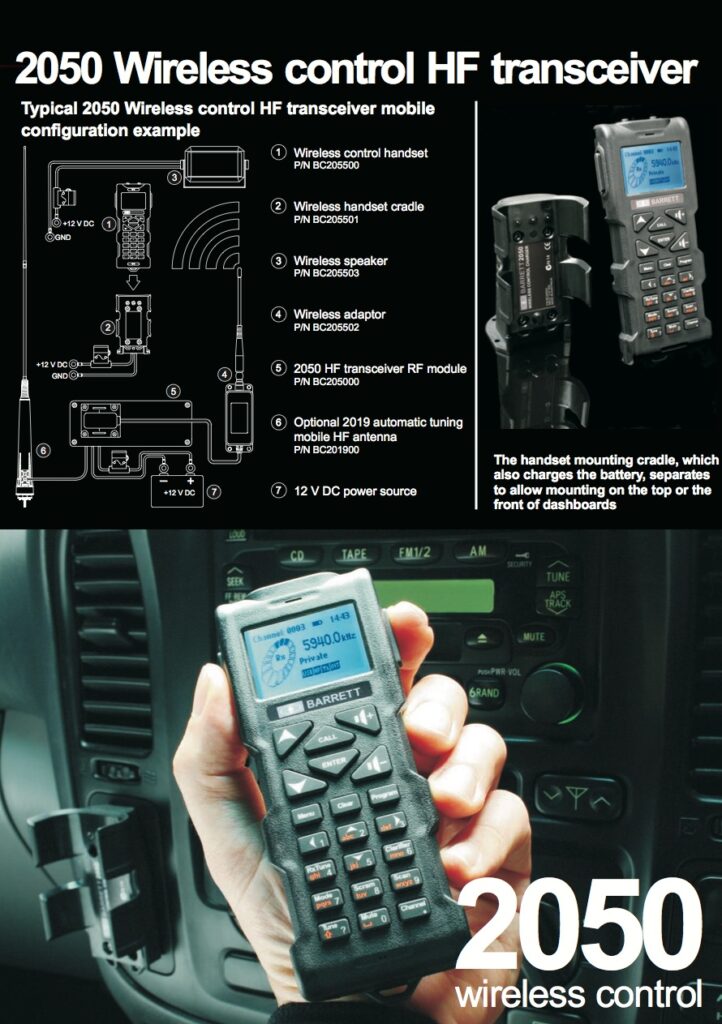 Barrett 2050 Wireless control HF transceiver – HAMRADIO
