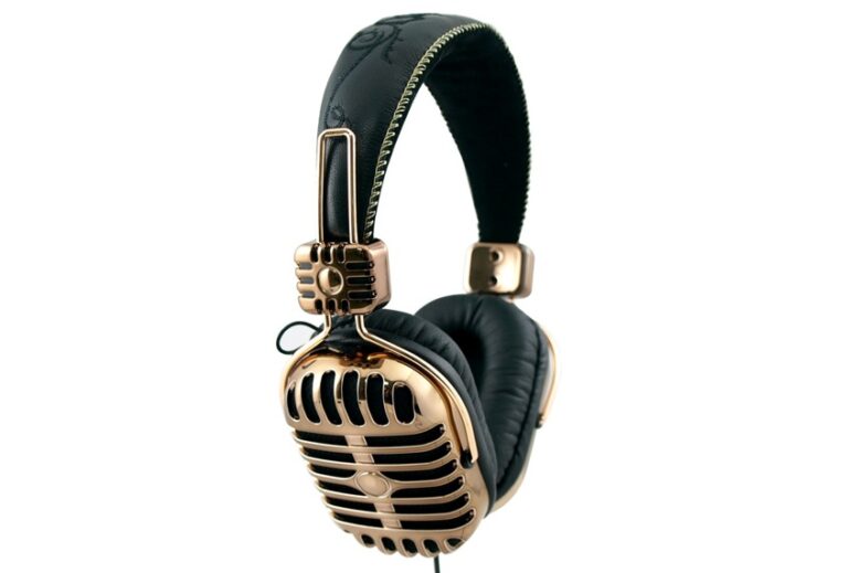 i-mego Retro Infinity Gold Headphones – HAMRADIO