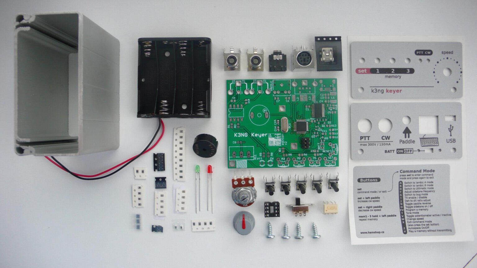 K3NG open source Arduino CW keyer kit with WinKey support – HAMRADIO