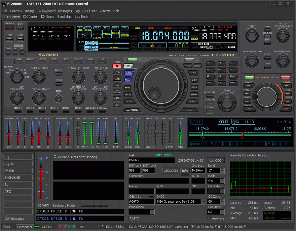 FT2000RC CAT & Remote Control Software – HAMRADIO