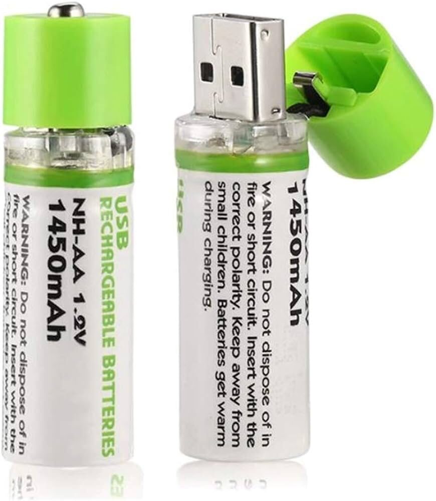 USB Rechargeable AA Batteries – HAMRADIO